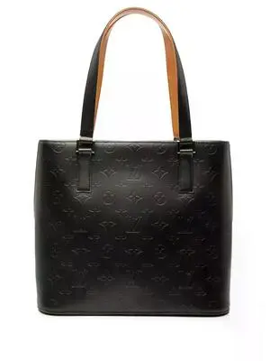 LOUIS VUITTON 2003 Monogram Mat Stockton Tote Bag - Grey