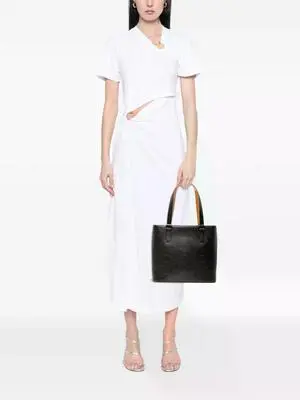 LOUIS VUITTON 2003 Monogram Mat Stockton Tote Bag - Grey