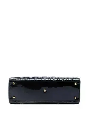 Dior 2012 Large Patent Cannage Lady Satchel