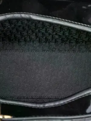 Dior 2012 Large Patent Cannage Lady Satchel