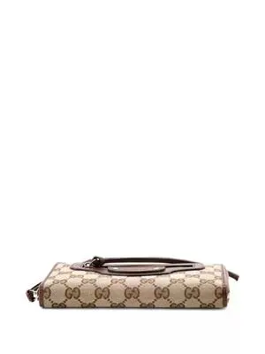 Balenciaga X Gucci The Hacker Project Neo Classic Zip Wallet Gg Canvas Long Small Wallets