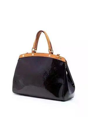 LOUIS VUITTON Monogram Vernis Brea Mm Satchel - Purple