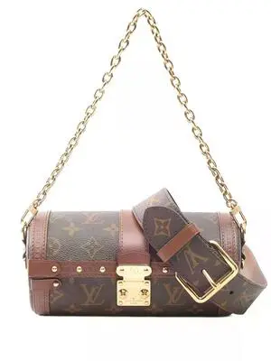 LOUIS VUITTON 2010-2026 Monogram Papillon Trunk Satchel - Brown