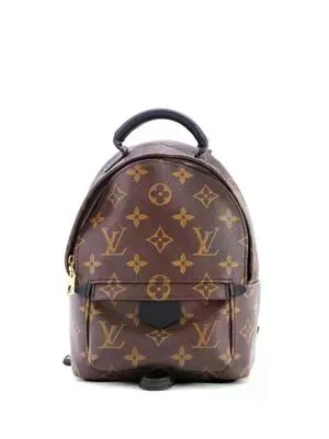 LOUIS VUITTON Palm Springs Monogram Canvas Mini Backpack - Brown