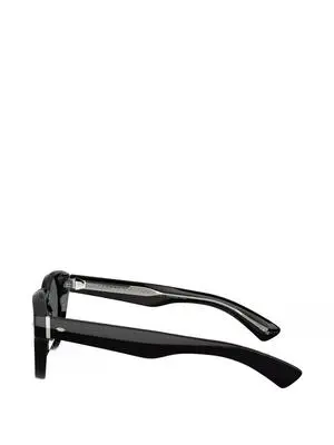 Oliver Spencer Round-frame Sunglasses - Black