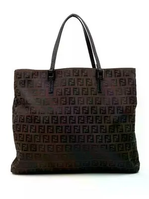 Fendi 2000-2010 Zucchino Canvas Tote Bag