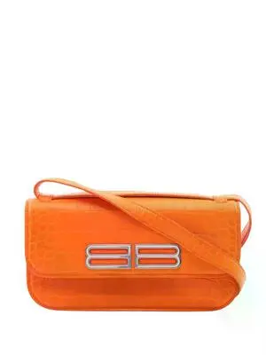 Balenciaga Croc Effect Cross Body Bags
