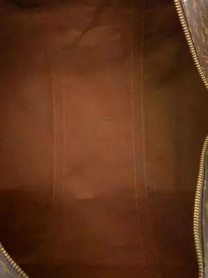 LOUIS VUITTON 1992 Monogram Keepall 60 Travel Bag - Brown