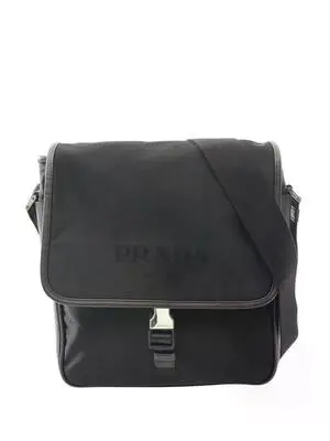 Prada 2000-2013 Tessuto Crossbody Bag - Black