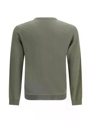 ROBERTO COLLINA Long-sleeved Crew-neck Sweater - Green