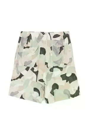 AMARANTO Print Pocket Shorts