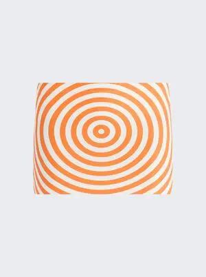 JEAN PAUL GAULTIER Printed Mini Skirt - Orange