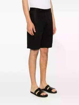 PT TORINO Pleated Shorts - Black
