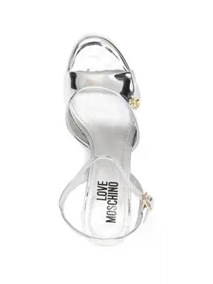 Moschino Heart-detail Heeled Sandals