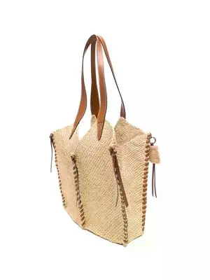 Isabel Marant Étoile Tampa Raffia Shoulder Bag - Neutrals