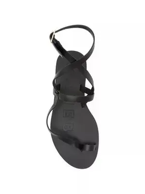 Manebí Strap Flat Sandals - Black
