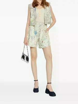 FORTE_FORTE Les Folies Patterned Shorts