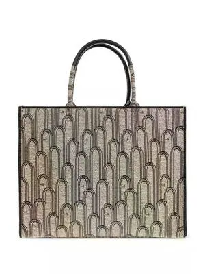 Furla Patterned Tote Bag - Neutrals