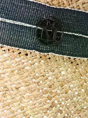 MAISON MICHEL Pat Ribbon Visor - Neutrals