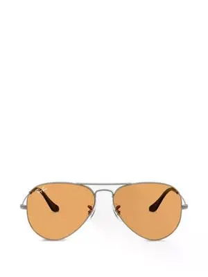 Ray-ban Pilot Frame Sunglasses - Silver