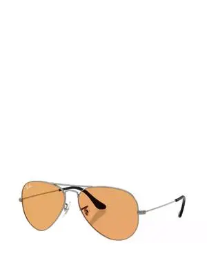 Ray-ban Pilot Frame Sunglasses - Silver