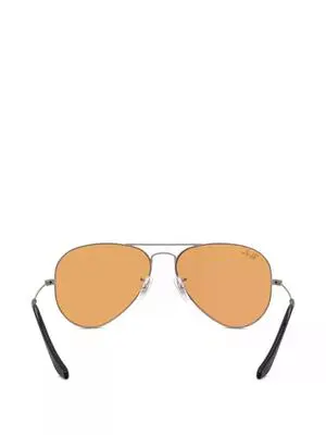 Ray-ban Pilot Frame Sunglasses - Silver