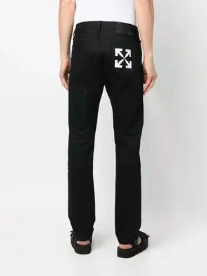 Off-White Slim-fit Jeans - Black