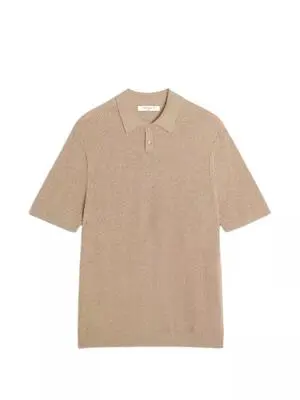 Maison Kitsuné Textured Polo Shirt