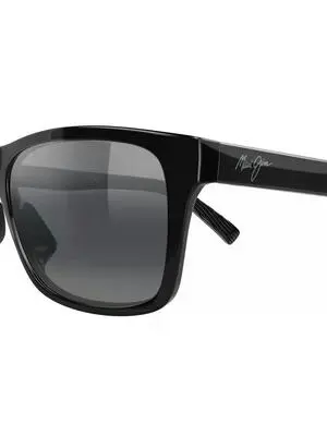 Maui Jim Kowelo Square-frame Sunglasses - Black