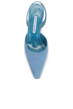 Manolo Blahnik Borelapla 90 Pump - Blue
