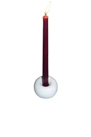 HUEGAH HOME Noa Candlestick Holder - Blanc
