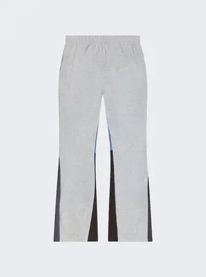 GALLERY DEPT. Flare Logo Sweatpant Light Heather And Navy - Gray