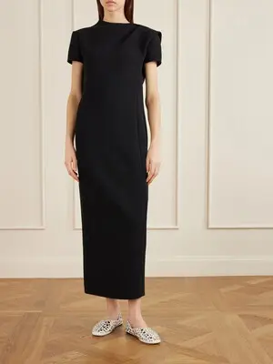 Khaite Iryl Open-back Maxi Dress - Black