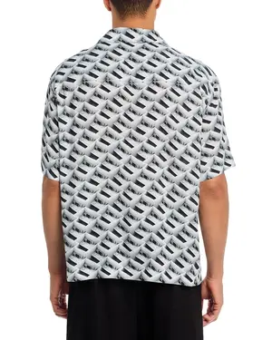 Hugo Espino Patterned Short Sleeve Shirt