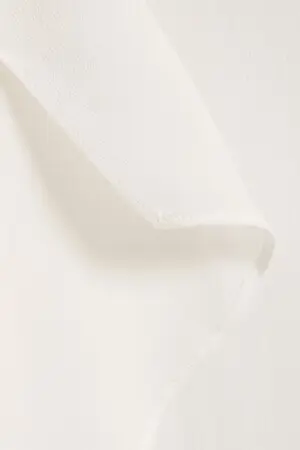 Wardrobe.NYC Pussy-bow Mini Shirt Dress - White