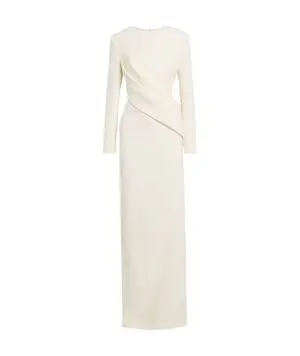 Safiyaa Louna Pleated Gown