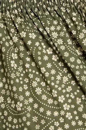 Matteau Floral-print Cotton-poplin Maxi Dress