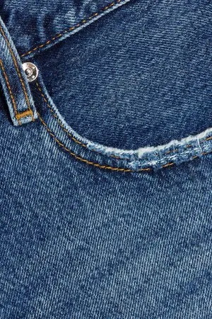 FRAME The Hang Frayed Denim Shorts