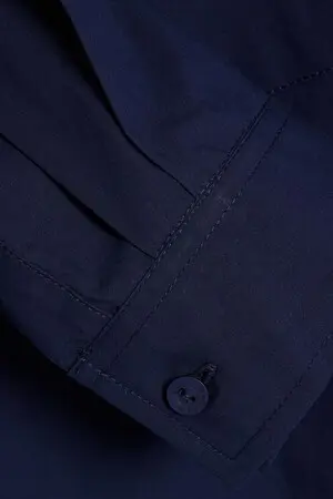 Matteau Cotton-poplin Shirt - Navy