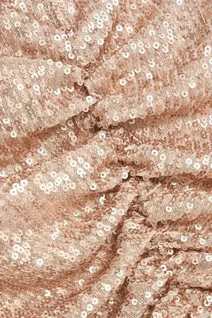 Norma Kamali Ruched Sequined Stretch-mesh Gown