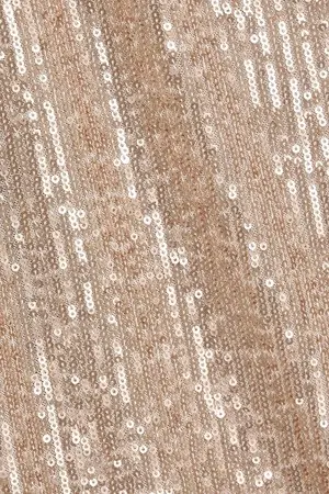 Norma Kamali One-shoulder Sequined Gown - Blush