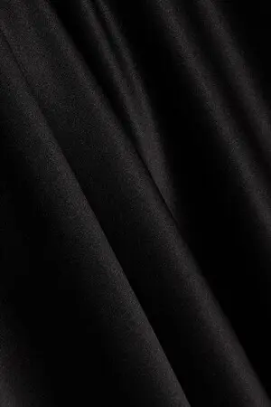 THE SEI Twisted Cutout Silk-satin Maxi Dress - Black