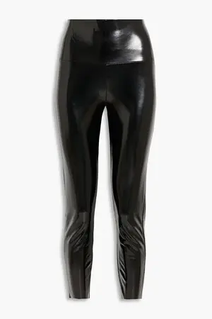 Norma Kamali Glossed Leggings