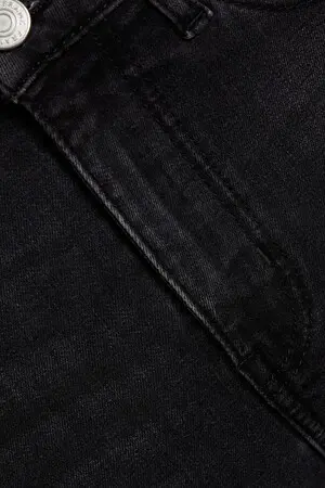 FRAME Le High Straight High-rise Straight-leg Jeans - Charcoal
