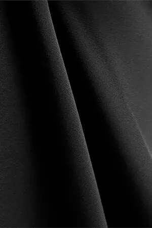 Norma Kamali Obie Satin Maxi Skirt - Black