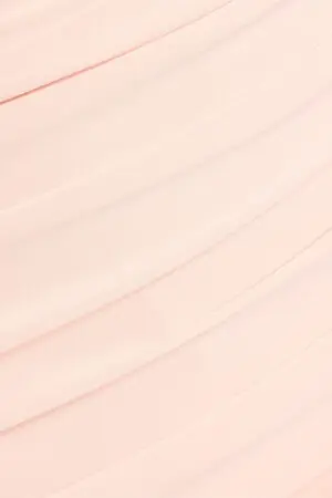 Norma Kamali Diana Strapless Ruched Stretch-jersey Dress - Blush