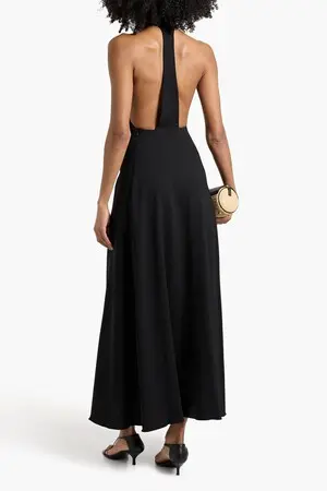 Matteau Wool-blend Crepe Maxi Dress
