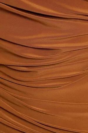 Norma Kamali Diana One-shoulder Gown - Tan