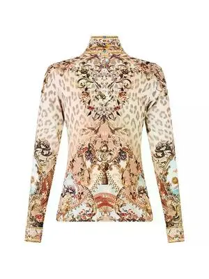 Camilla Aranjuez Animalia Turtleneck Blouse