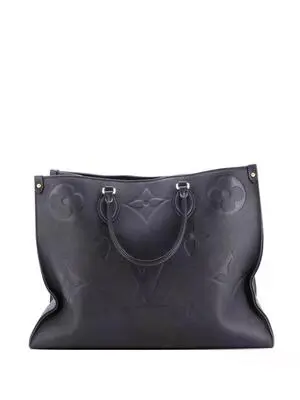 LOUIS VUITTON Onthego Monogram Empreinte Giant Gm Tote Bag - Black